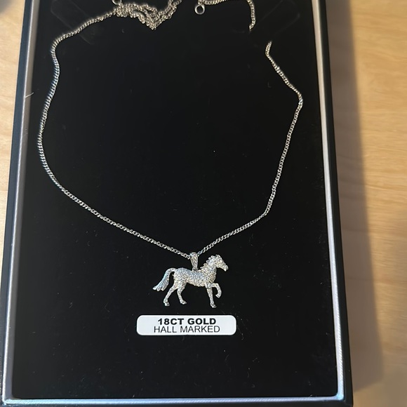 Jewelry | Muckley Bros 18 Ct Gold Horse Necklace | Poshmark